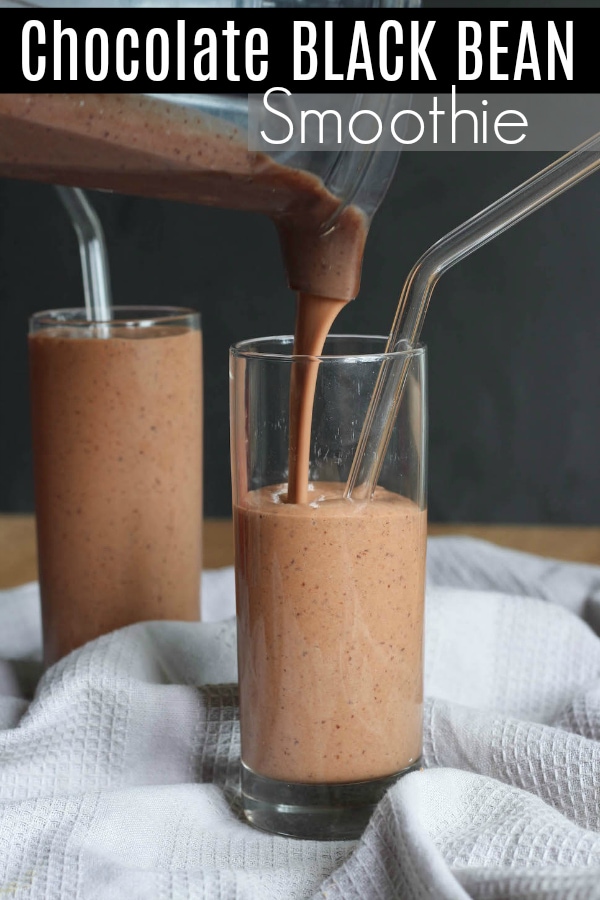 Chocolate Black Bean Smoothie - The Conscientious Eater