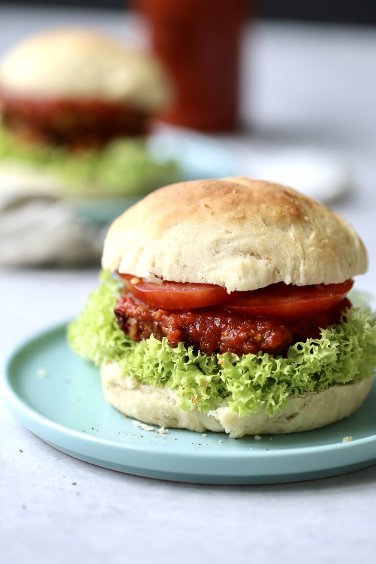 Easy BBQ Veggie Burger Recipe - The Conscientious Eater